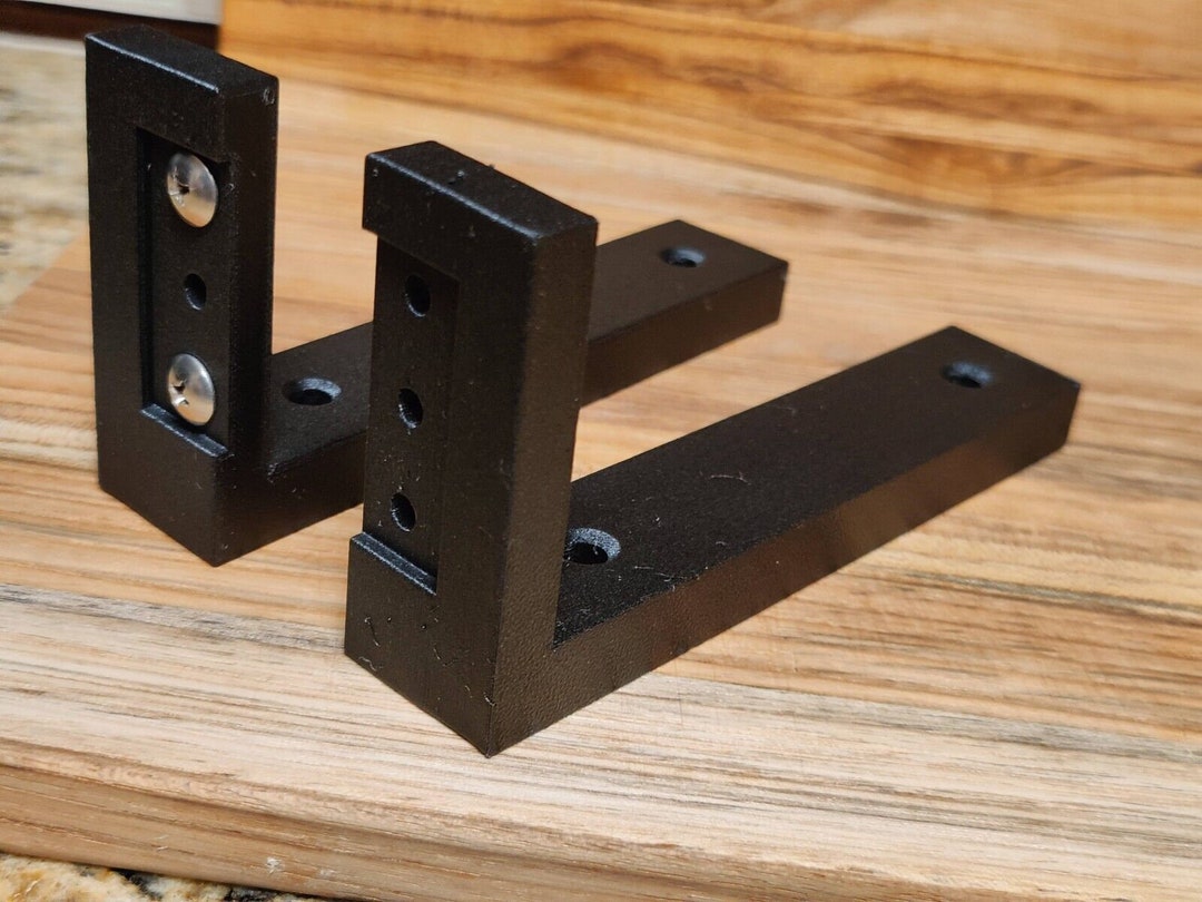 Under-desk 1U Studio Equipment Rack Pair, 3D Printed, 90-degree Table ...