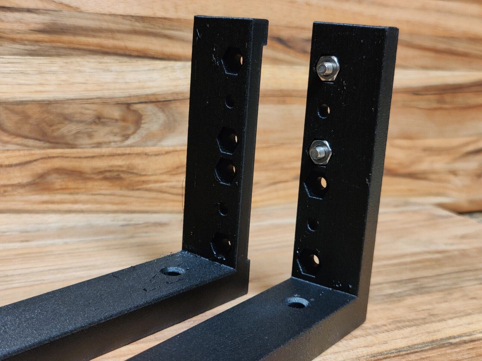 2U Studio Equipment Rack Pair, 3D Printed, Under-desk 90-degree Table ...