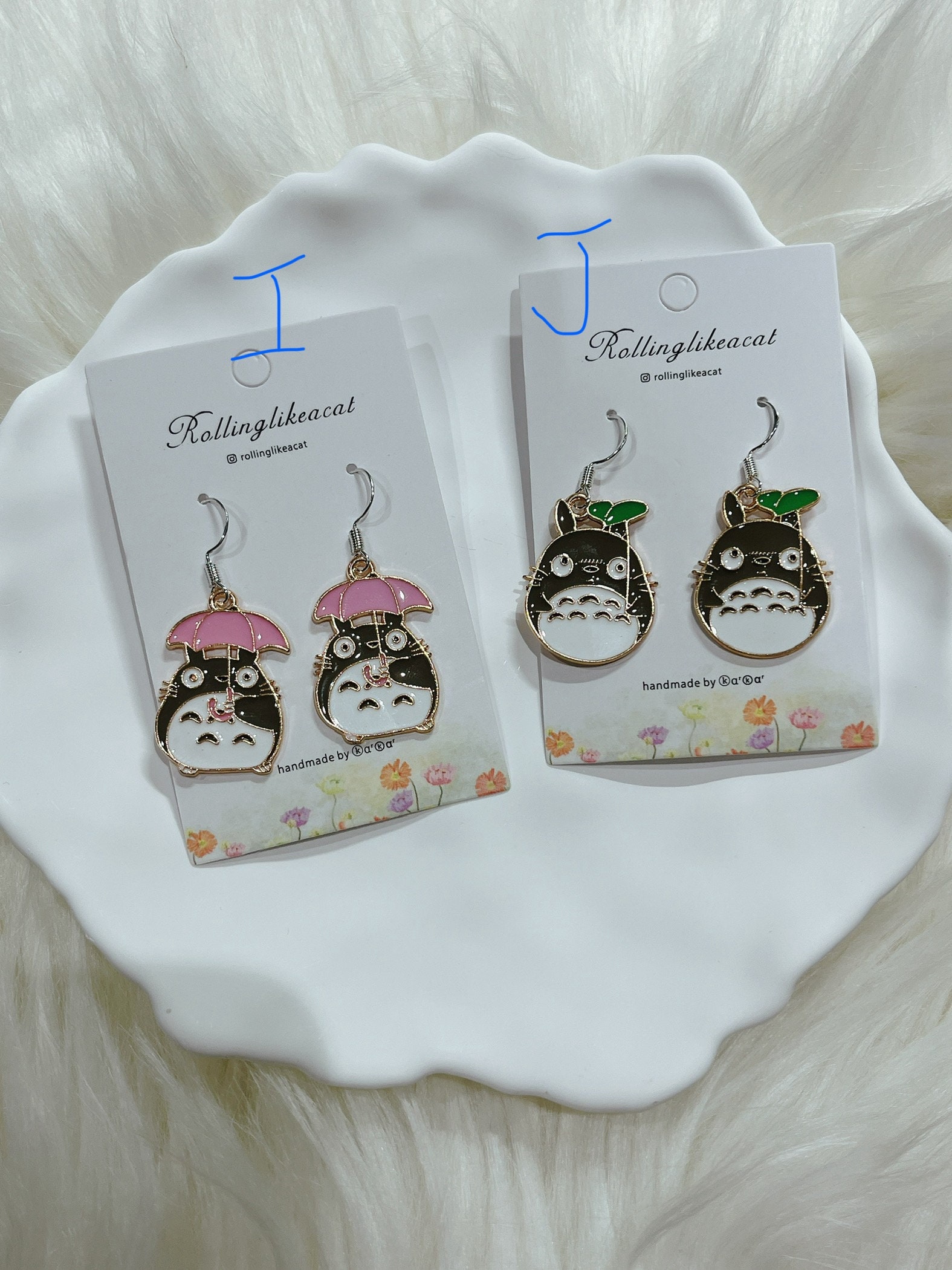 Handmade Ghibli-inspired Earrings for Studio Ghibli Fans Totoro ...