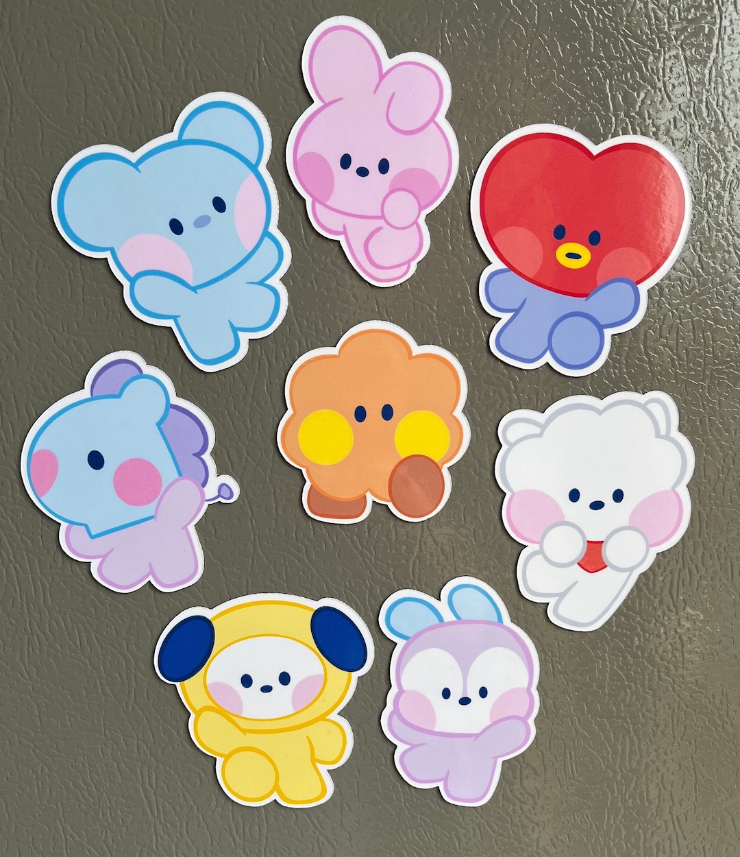 Kpop BTS Character Magnets - Etsy