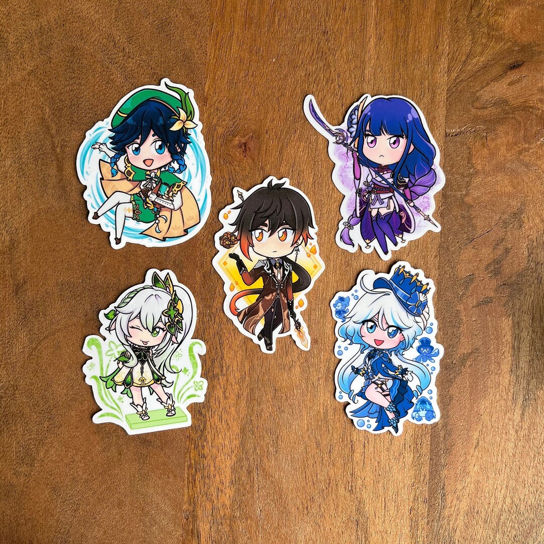 Genshin Archon Stickers - Etsy