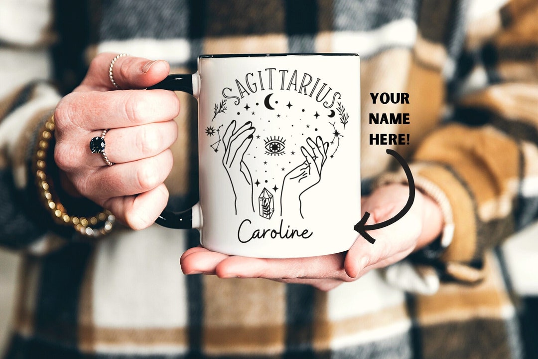 Custom Zodiac Sign Mug, 11oz, Personalized Astrology Gift, Personalized ...