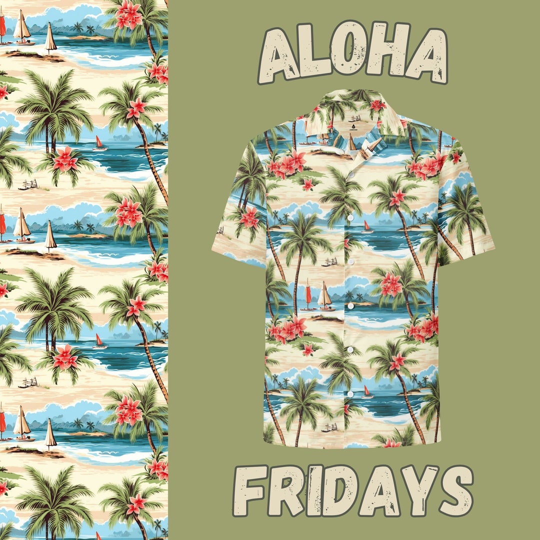 Ironworker Shirt, Hawaiian Friday Shirt, Aloha Friday Shirt, Vacation ...