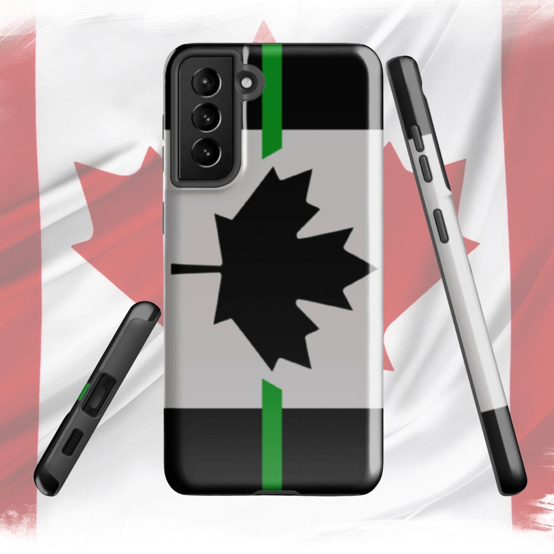Canadian Thin Green Line Phone Case: Military Support, Dual Layer ...