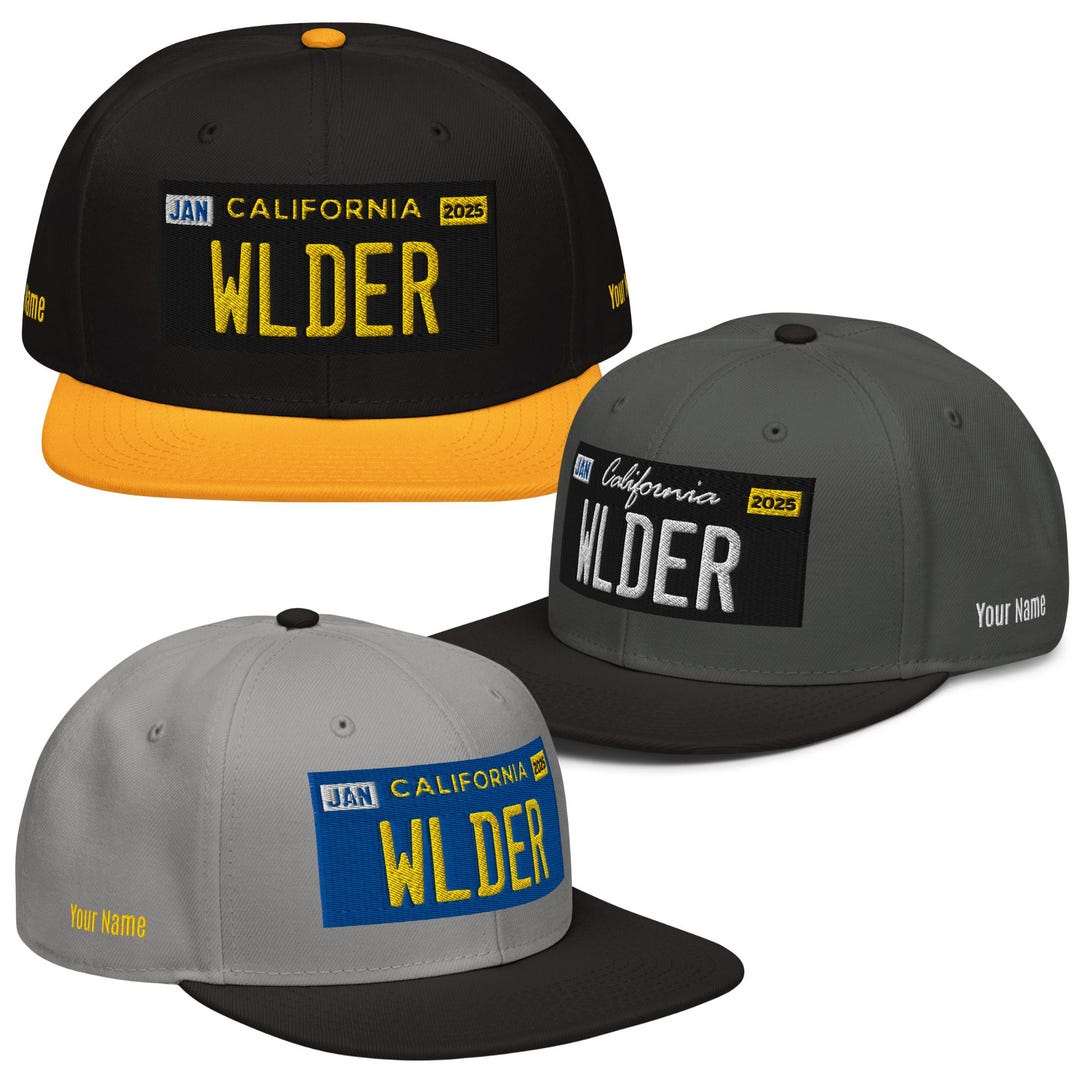 California Welder Hat, License Plate Hat, Vintage Hat, Personalized Hat ...