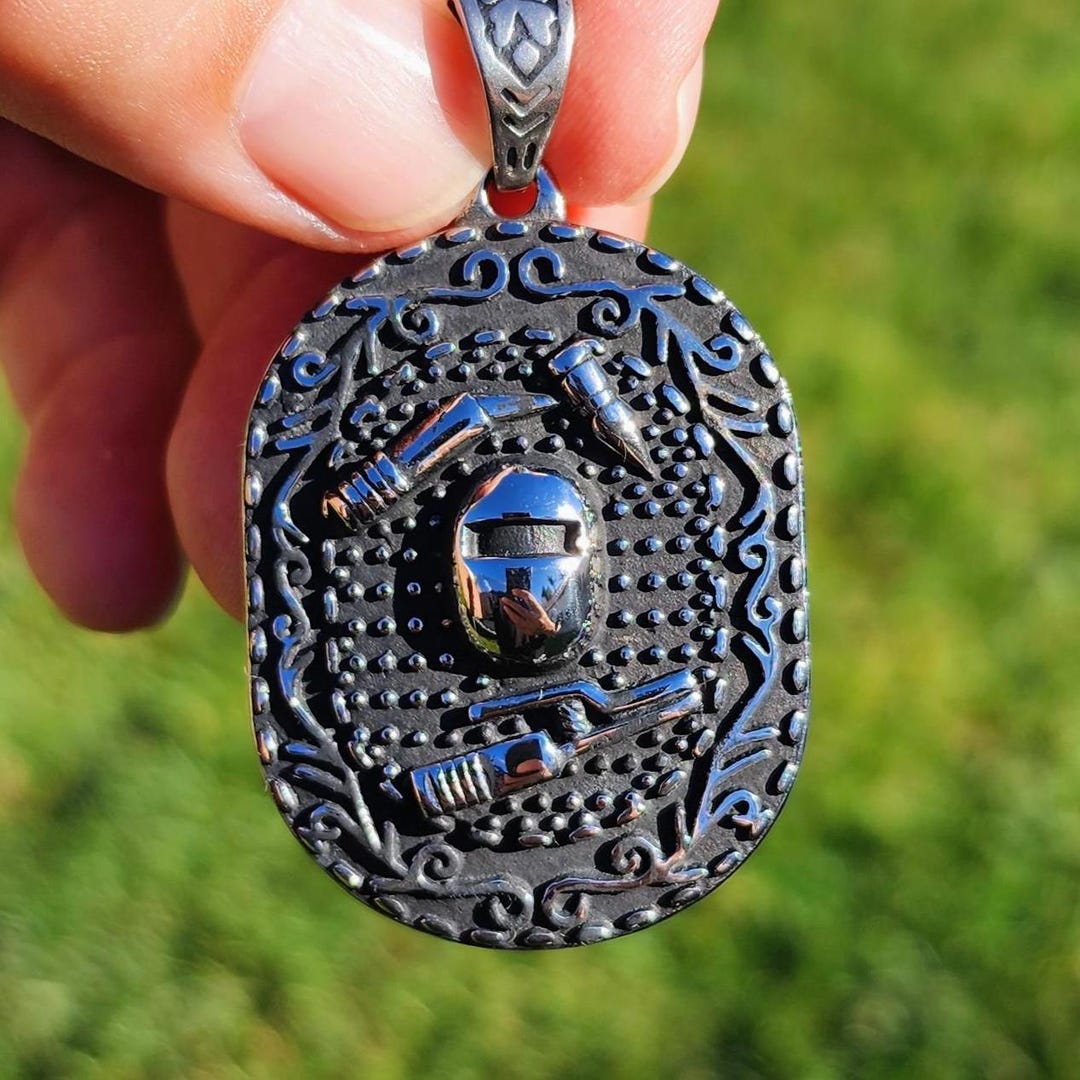 Stainless Steel Welder Pendant With Keychain: Industrial Chic Gift ...