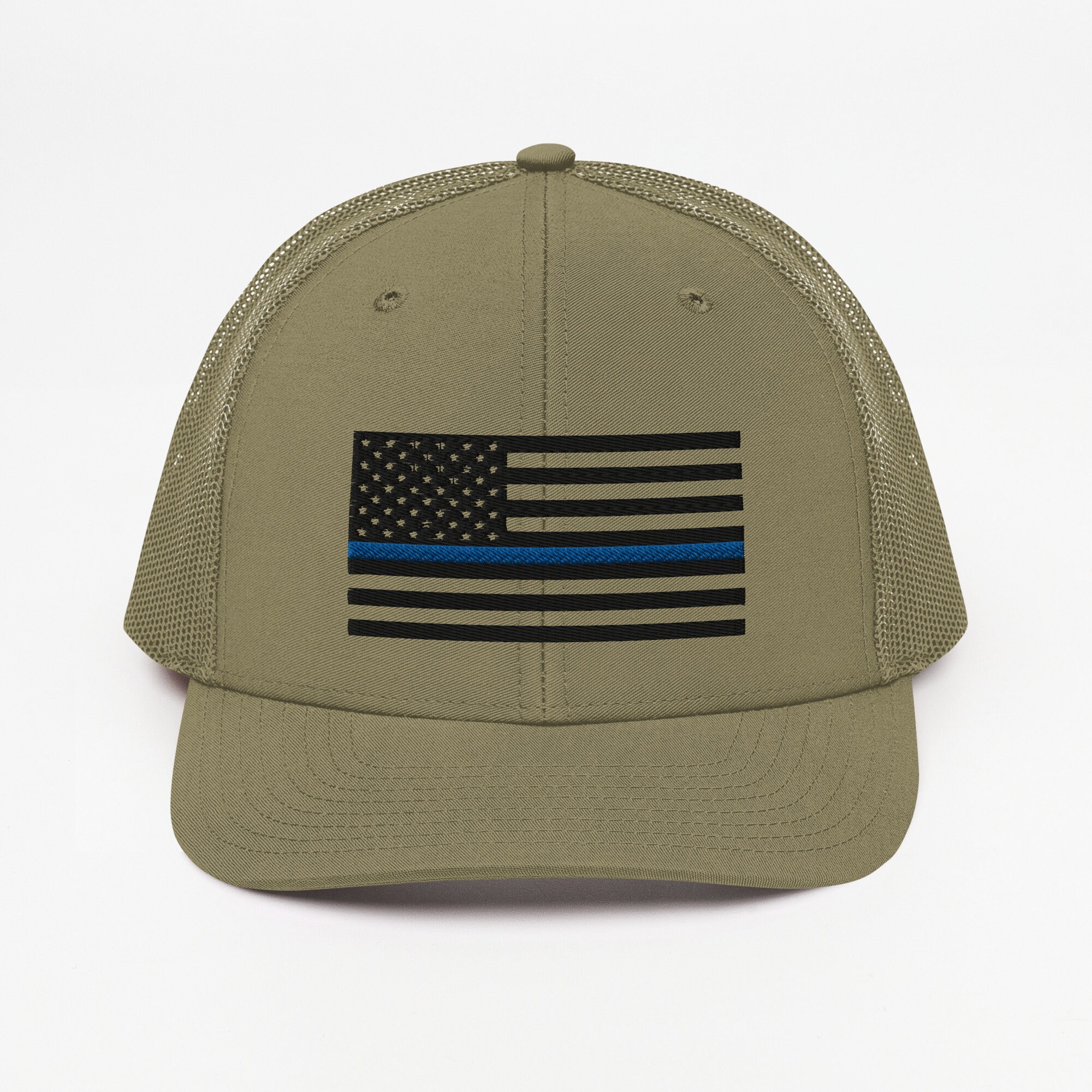 Thin Blue Line Hat, Richardson 112, Back the Blue, Thin Blue Line Gift ...