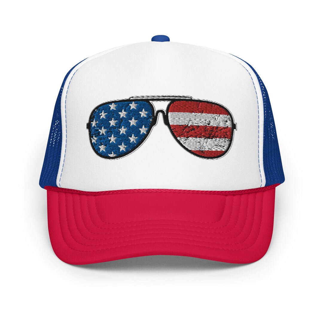 4th of July Hat, Patriotic Trucker Hat, Independence Day Hat, Fourth of ...