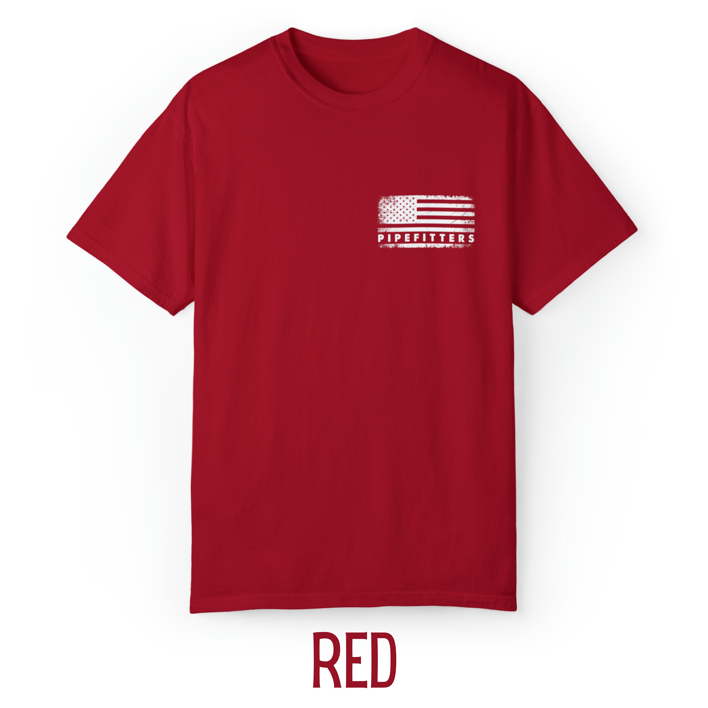 Pipefitters American Flag T-shirt, Patriotic and Stylish Apparel ...