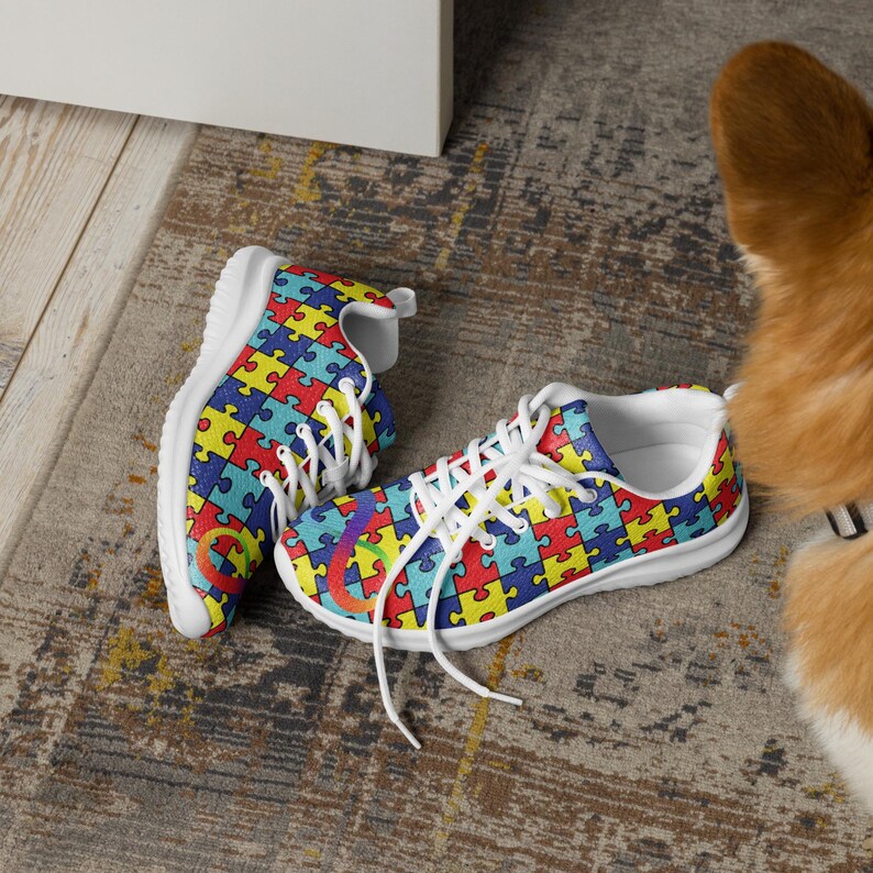 Autism Awareness Shoes, Puzzle Piece Design, Autism Puzzle, Different ...