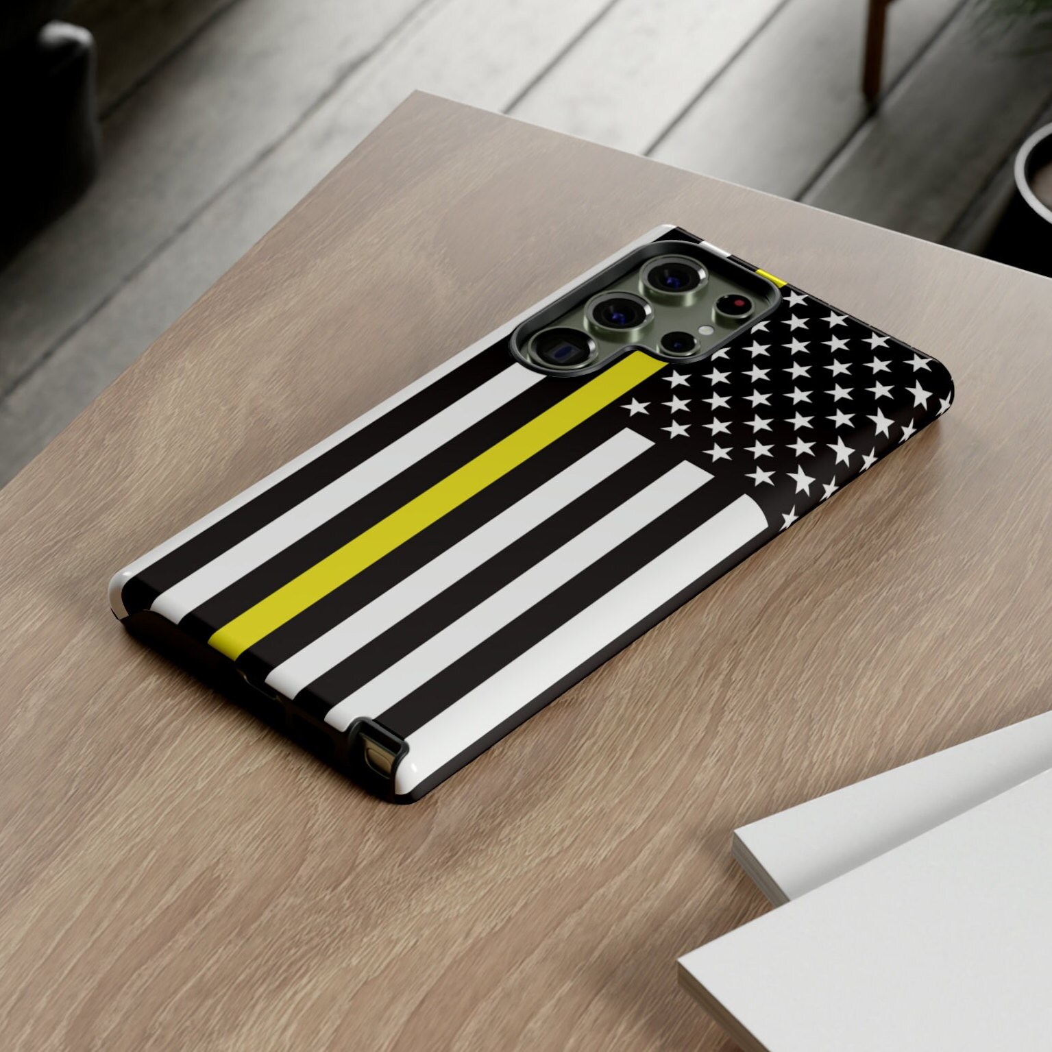 Thin Yellow Line Phone Case, 911 Dispatcher Gift, Thin Yellow Line Flag ...