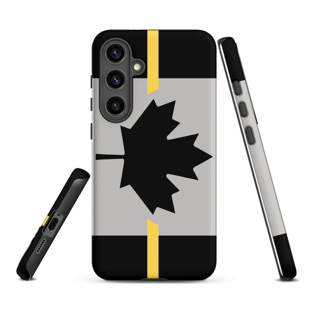 Thin Yellow Line Phone Case, Canadian Thin Yellow Line, Samsung® Phone Case, Thin Yellow Line ...