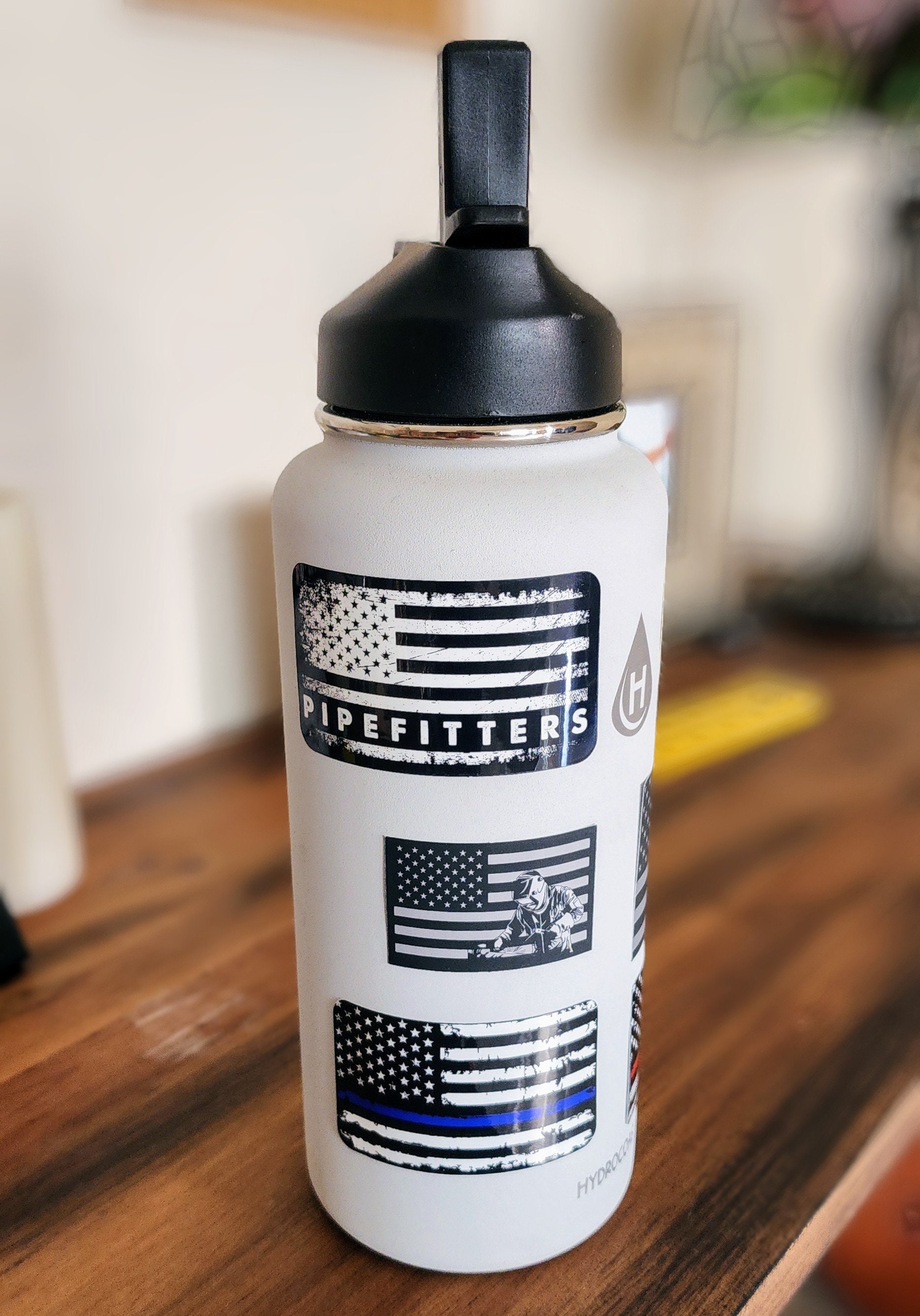 Pipefitter Sticker, Waterproof Sticker, Water Bottle Sticker, Union ...