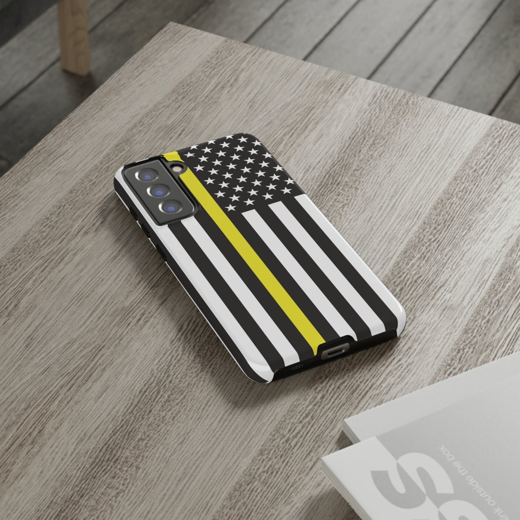 Thin Yellow Line Phone Case, 911 Dispatcher Gift, Thin Yellow Line Flag ...