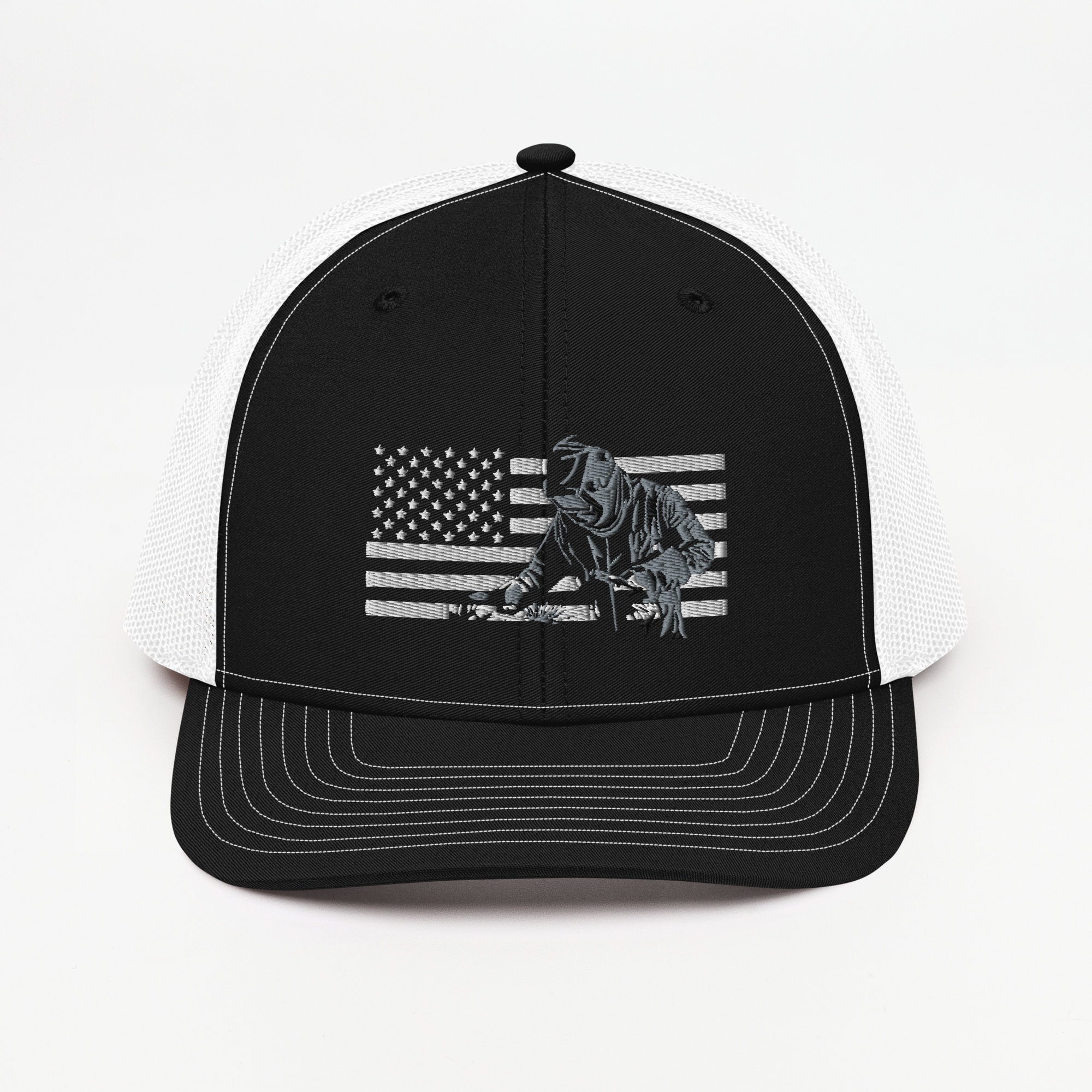Welder Trucker Hat, Richardson 112, Welder Gift, American Welder Hat ...