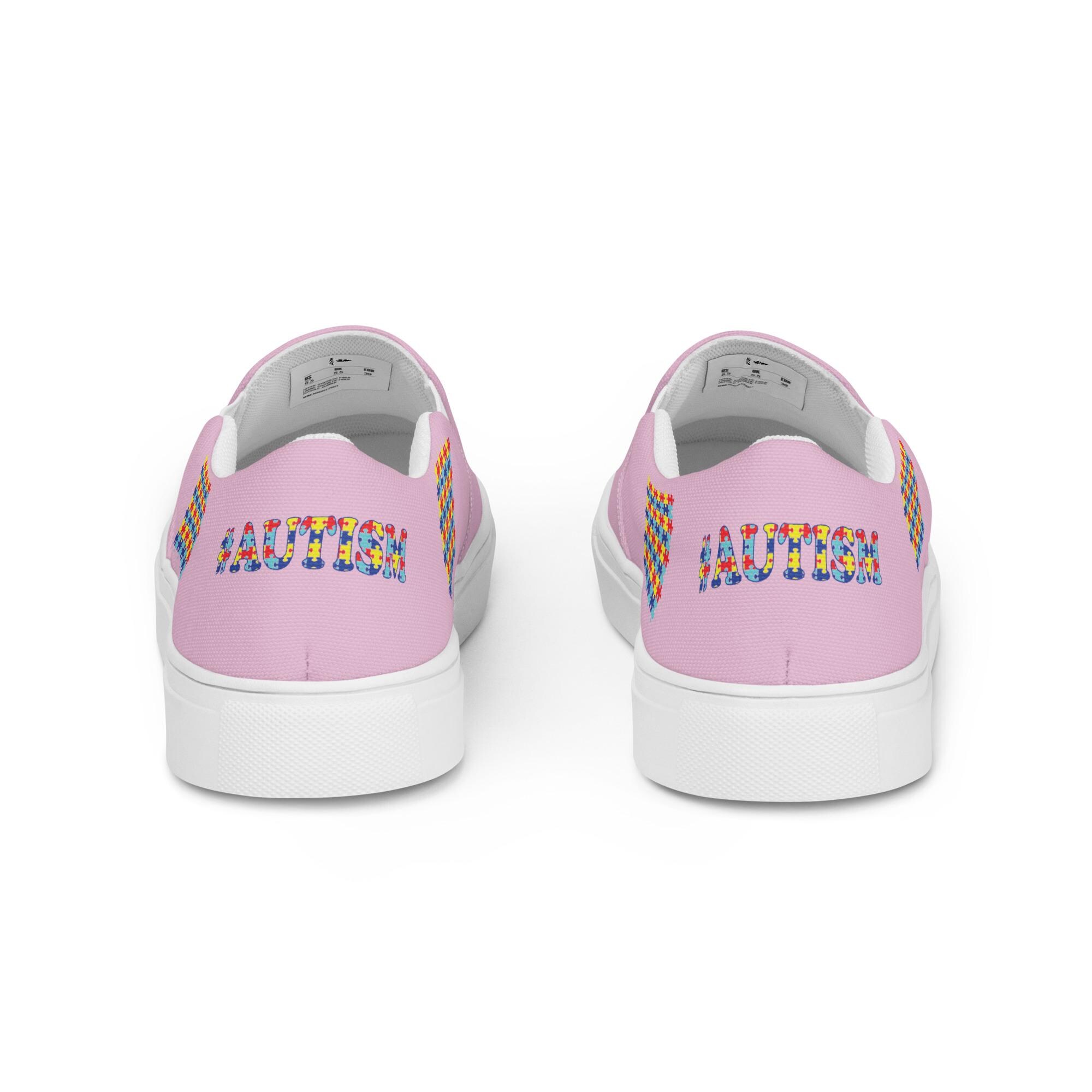 Autism Momlife Canvas Shoes: Puzzle Piece Design, Personalized Shoes - Etsy