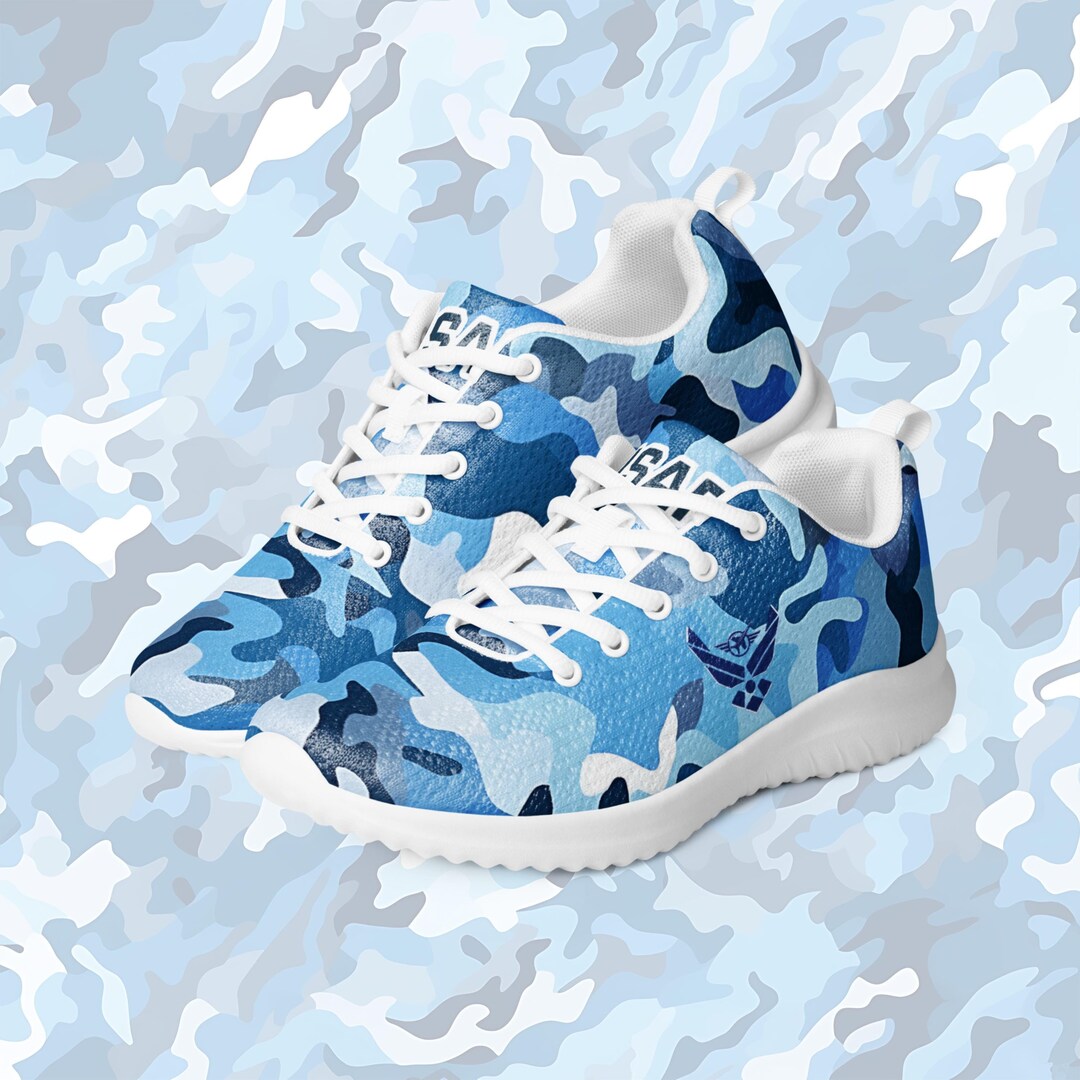 US Air Force Camo Athletic Shoes: Veteran Gift - Etsy
