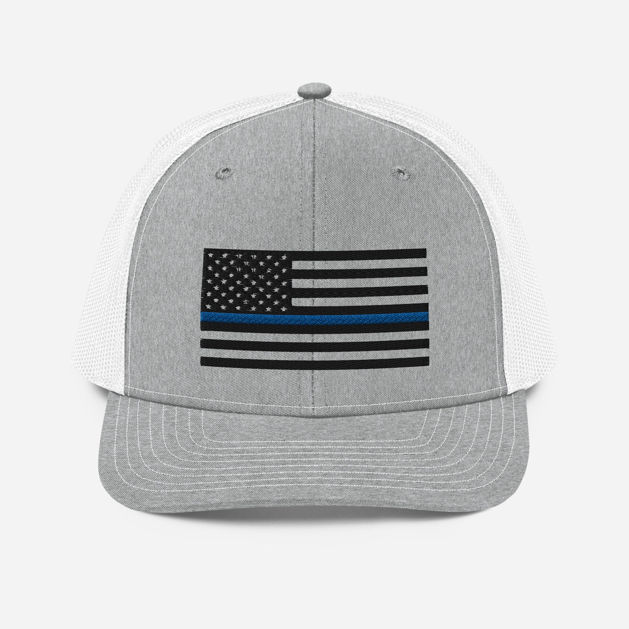 Thin Blue Line Hat, Richardson 112, Back the Blue, Thin Blue Line Gift ...