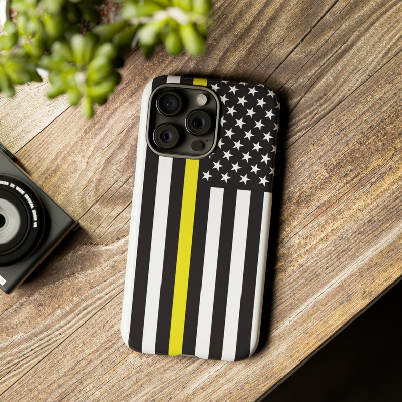 Thin Yellow Line Flag Phone Case: Dispatcher Gift - Etsy
