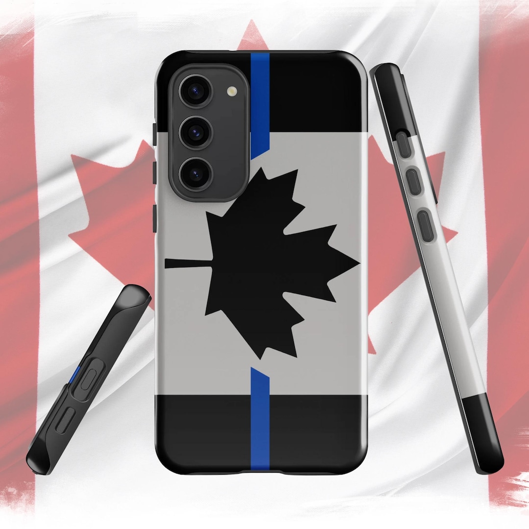 Canadian Thin Blue Line Phone Case: Police Officer Gift - Etsy