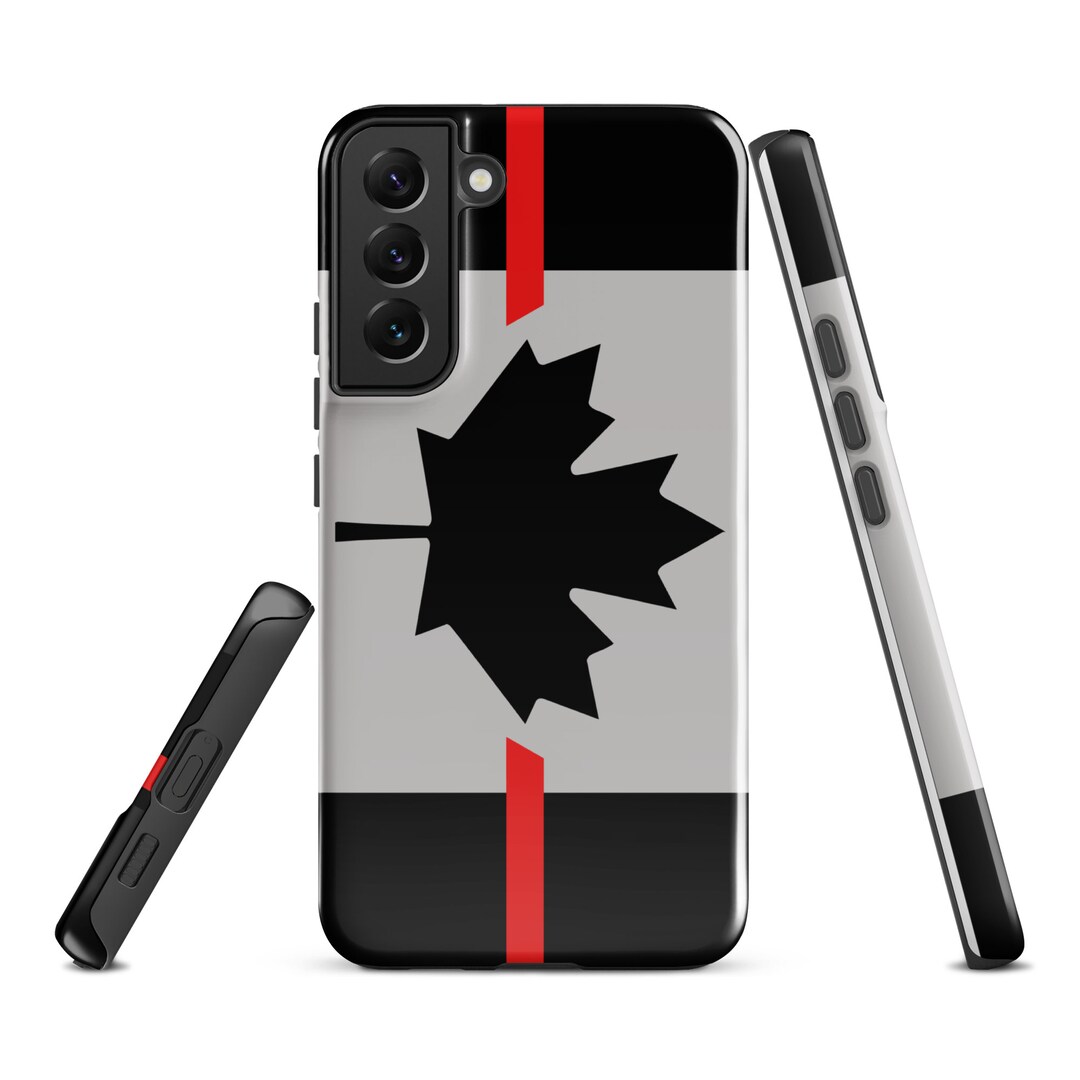Thin Red Line Phone Case, Canadian Thin Red Line, Samsung® Phone Case, Thin Red Line ...