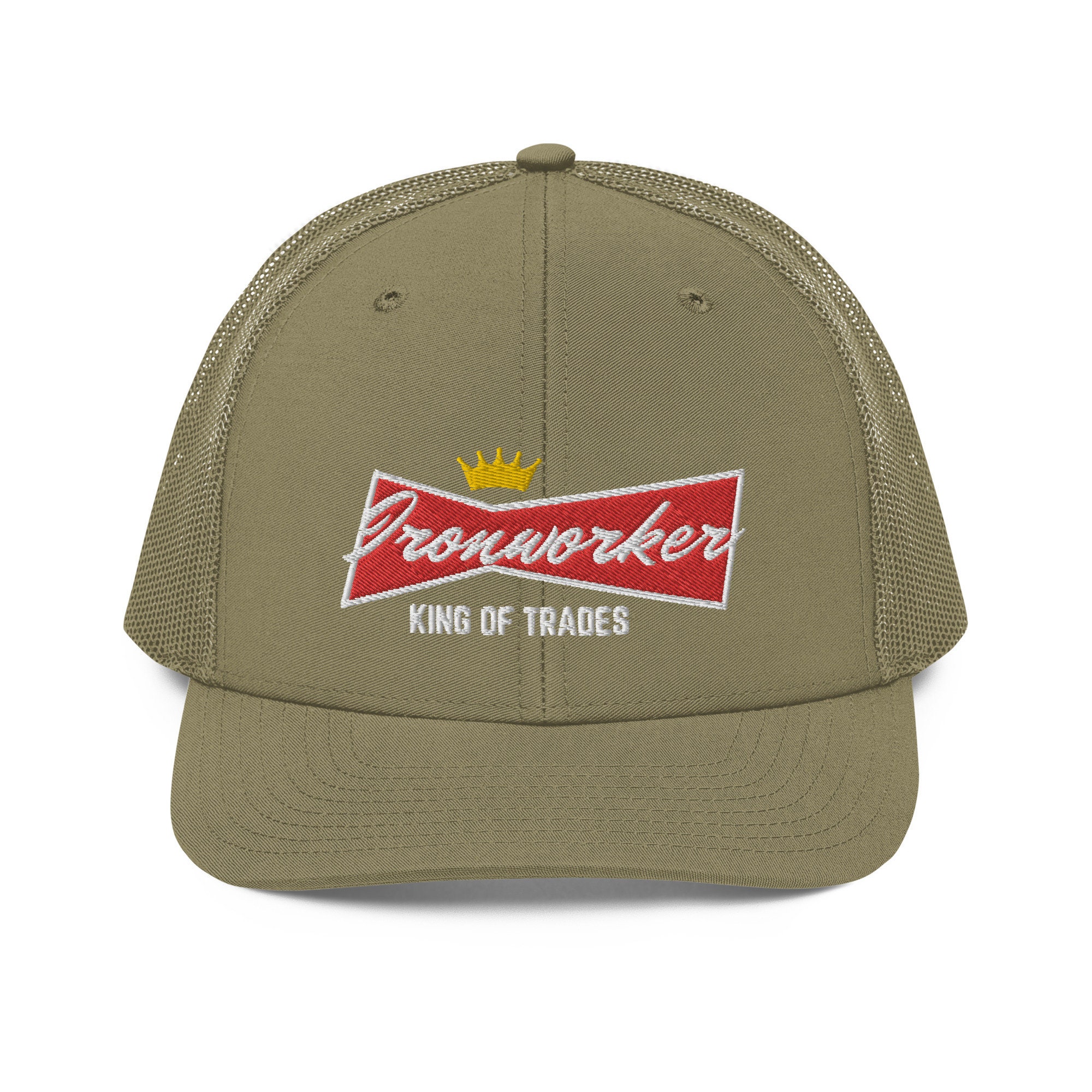 Ironworker King of Trades Hat: Embroidered Richardson 112 Trucker Cap ...