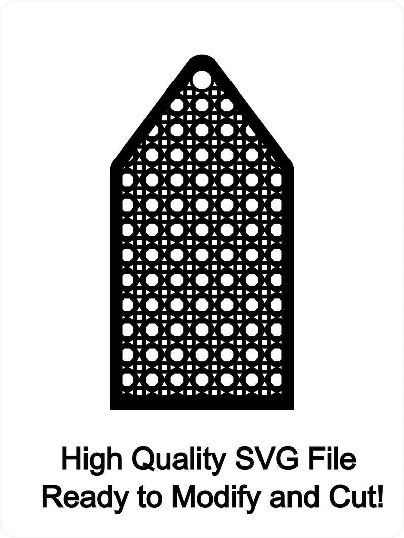 Rattan Stocking Tag SVG - Christmas Gift Tag - Digital Download PNG ...