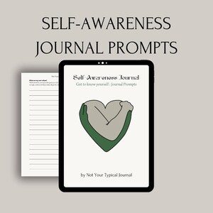Self-awareness Mental Health Journal - 8.5x11'' US Letter Format ...