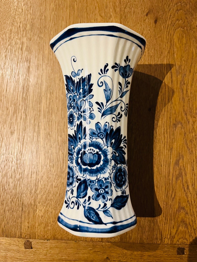 Vintage Delfts Blauwe Vaas - Etsy
