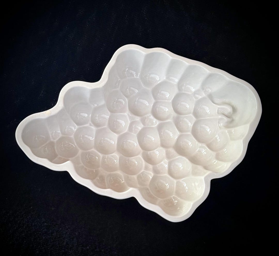 Antique Victorian JELLY MOLD in a Bunch of GRAPES Form, English ...