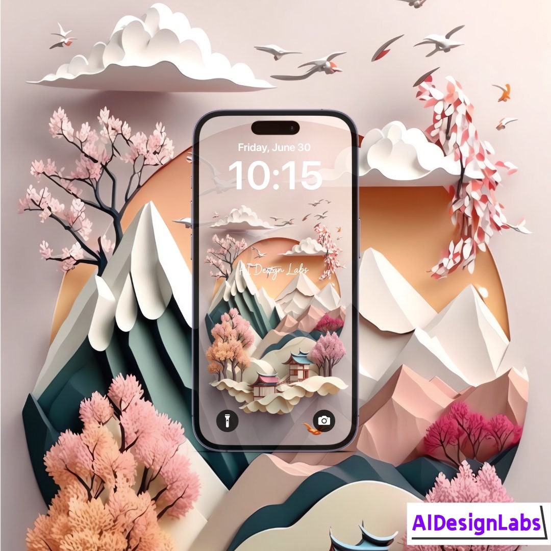 Chinese Style Inspired Phone Wallpaper 1 iPhone Wallpaper - Etsy