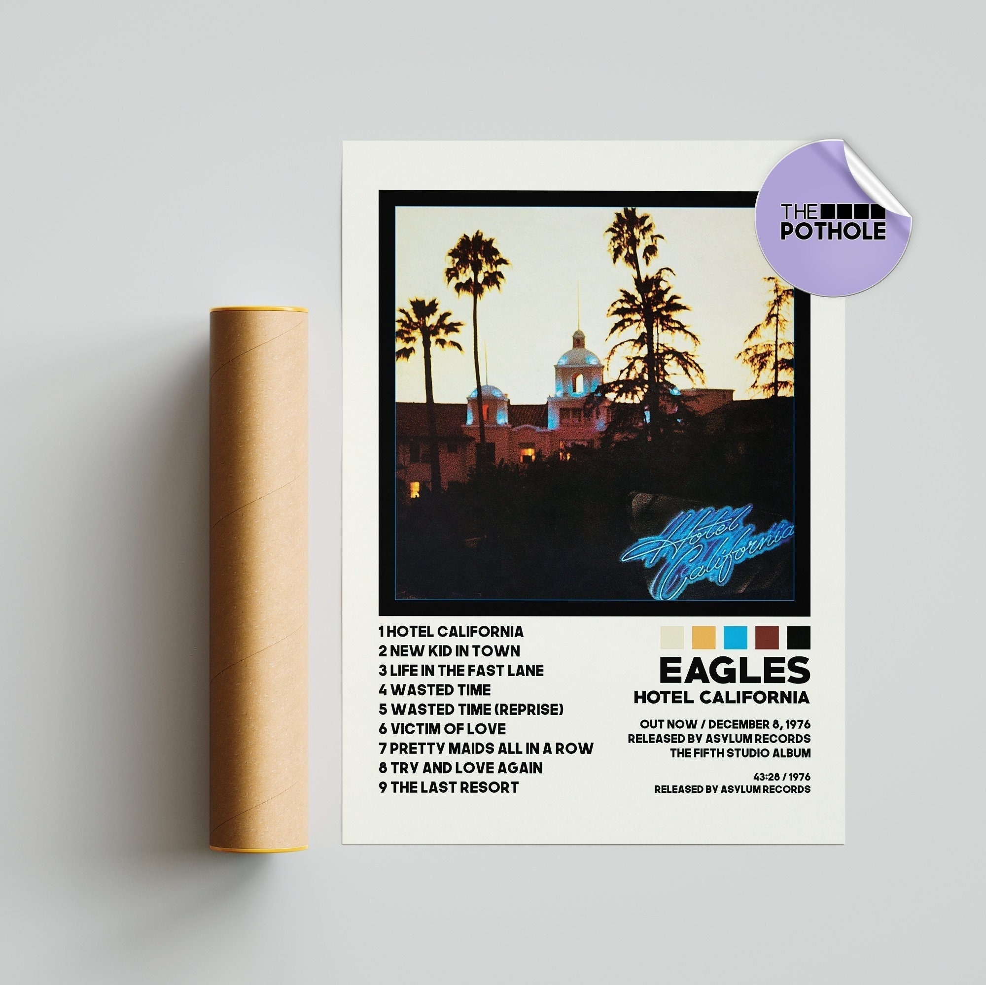 Eagles Posters / Hotel California Poster / Album Cover Poster - Etsy UK