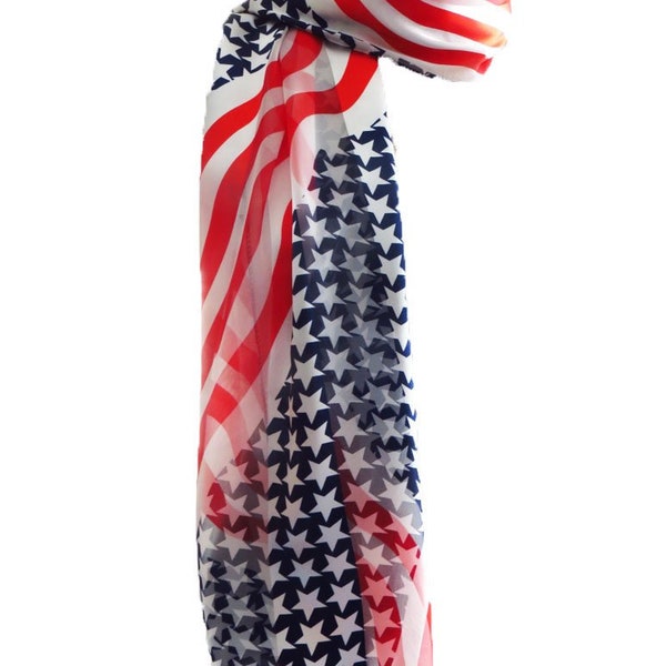 American Flag Scarf - Etsy