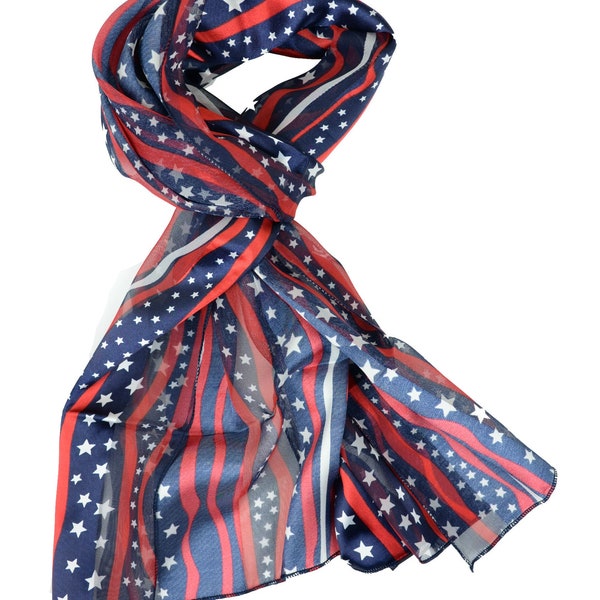American Flag Scarf - Etsy