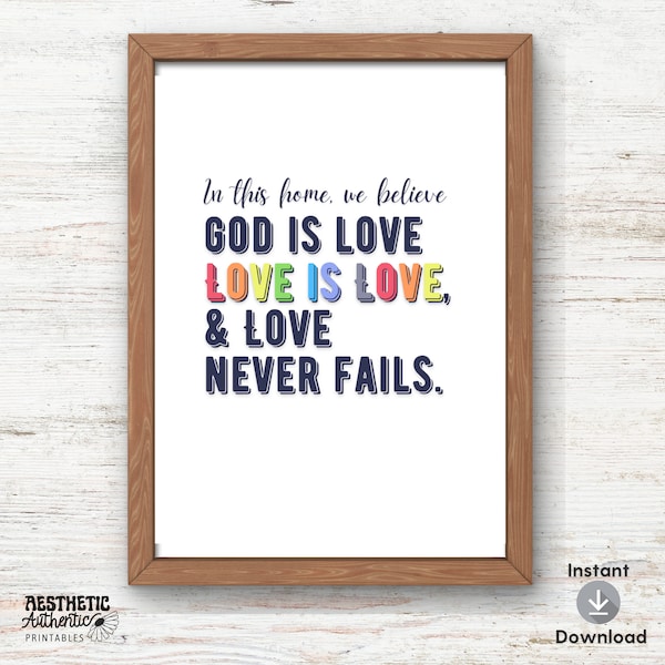 God is Love Poster - Etsy