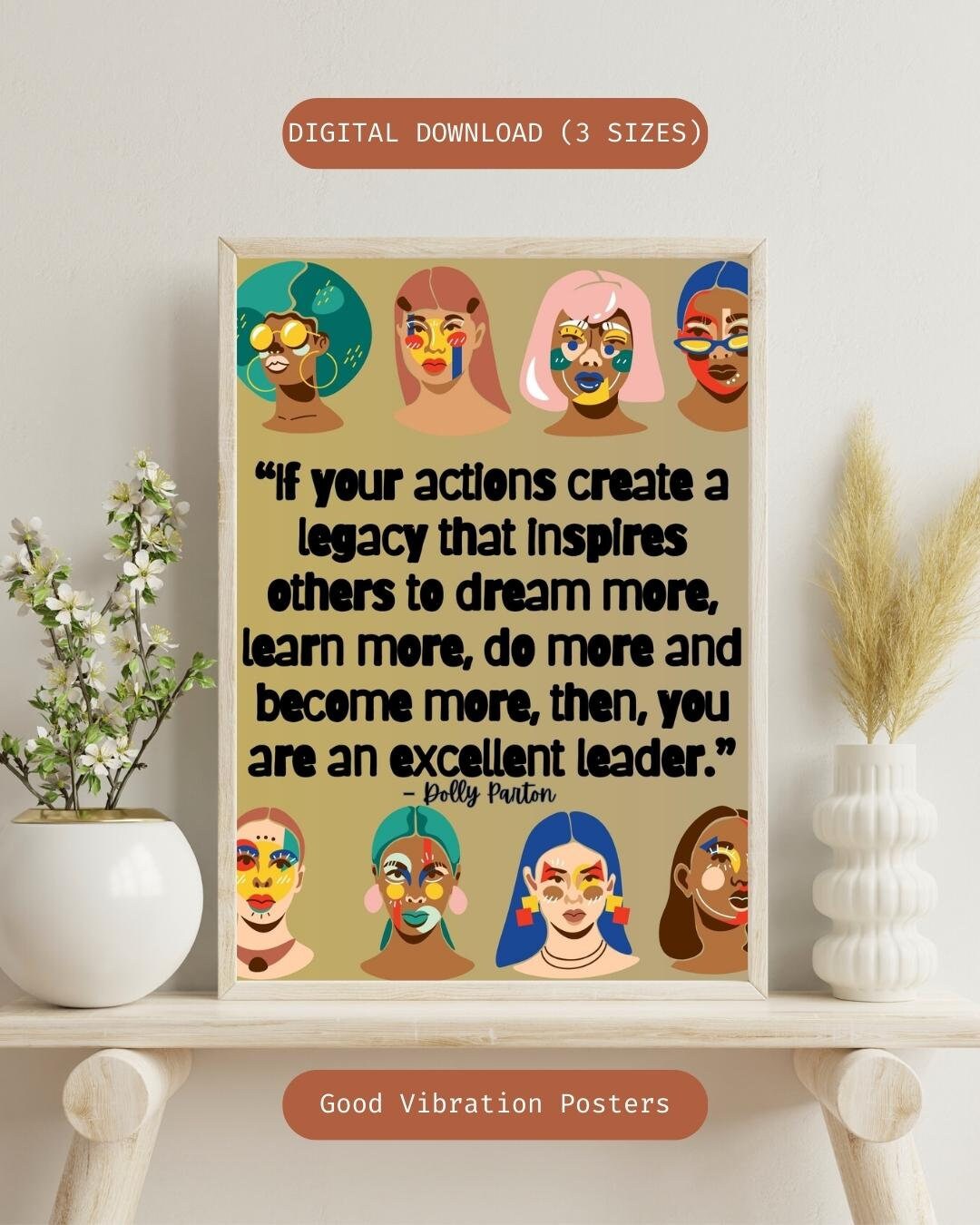 Digital Download - Dolly Parton Quote, Dream More, Learn More, Do More ...