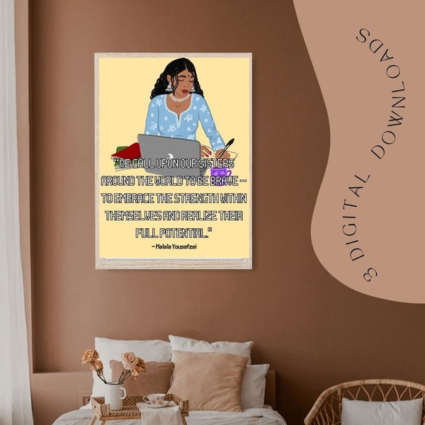 Malala Yousafzai - Etsy