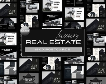 Editable Real Estate Postcard Bundle Template Introduction - Etsy