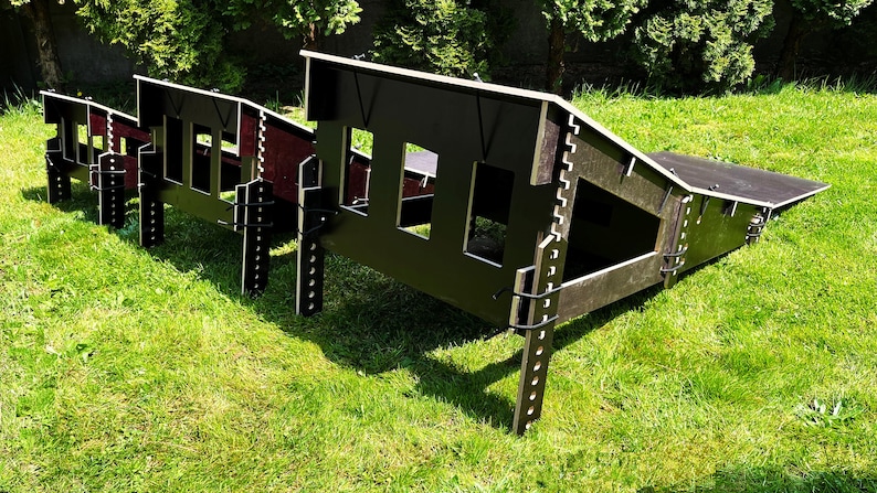 MTB Hopper Kicker Portable Jump Ramp Mobile Launcher Bike BMX (size S ...