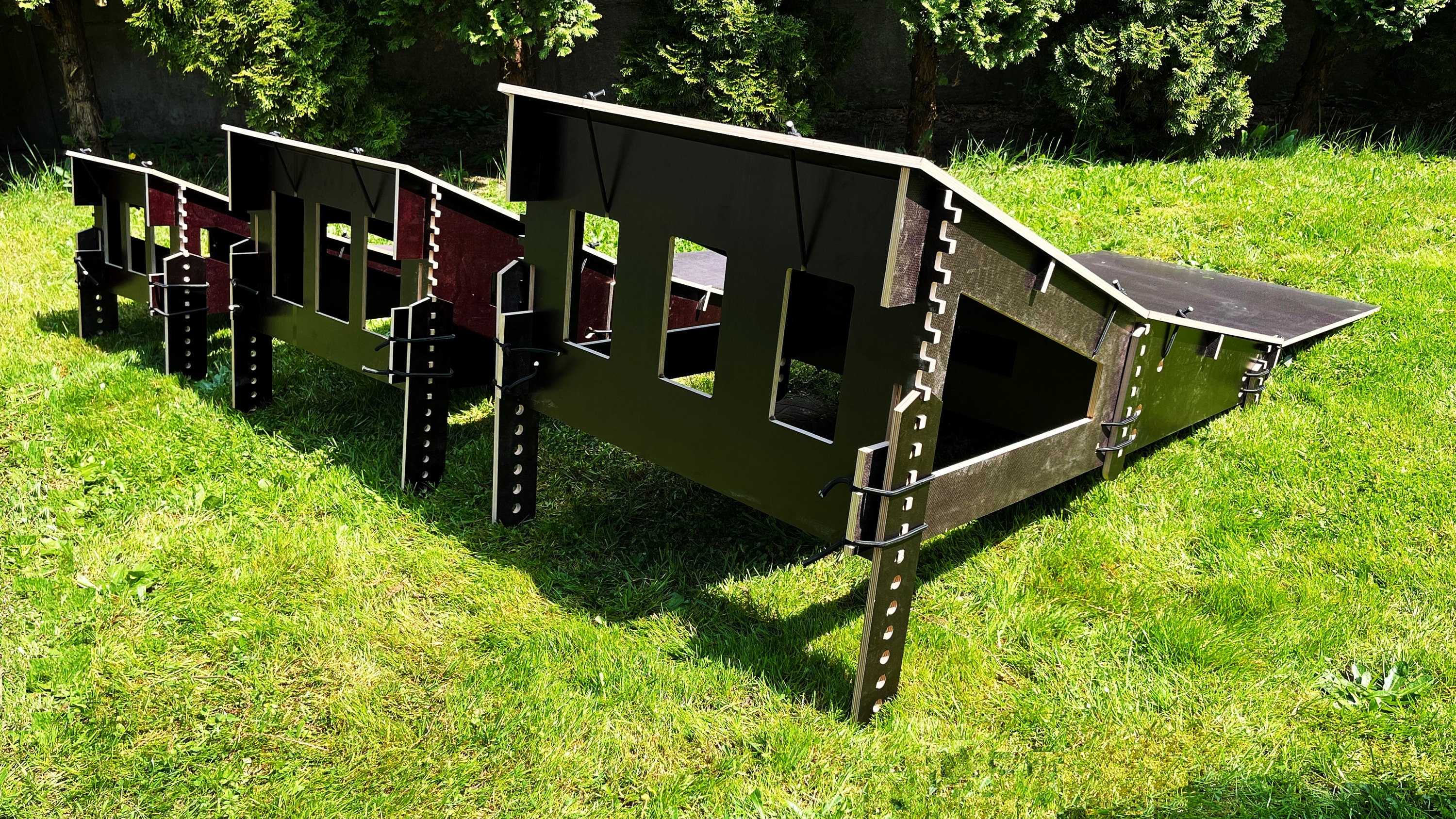 MTB Hopper Kicker Portable Jump Ramp Mobile Launcher Bike BMX (size M ...