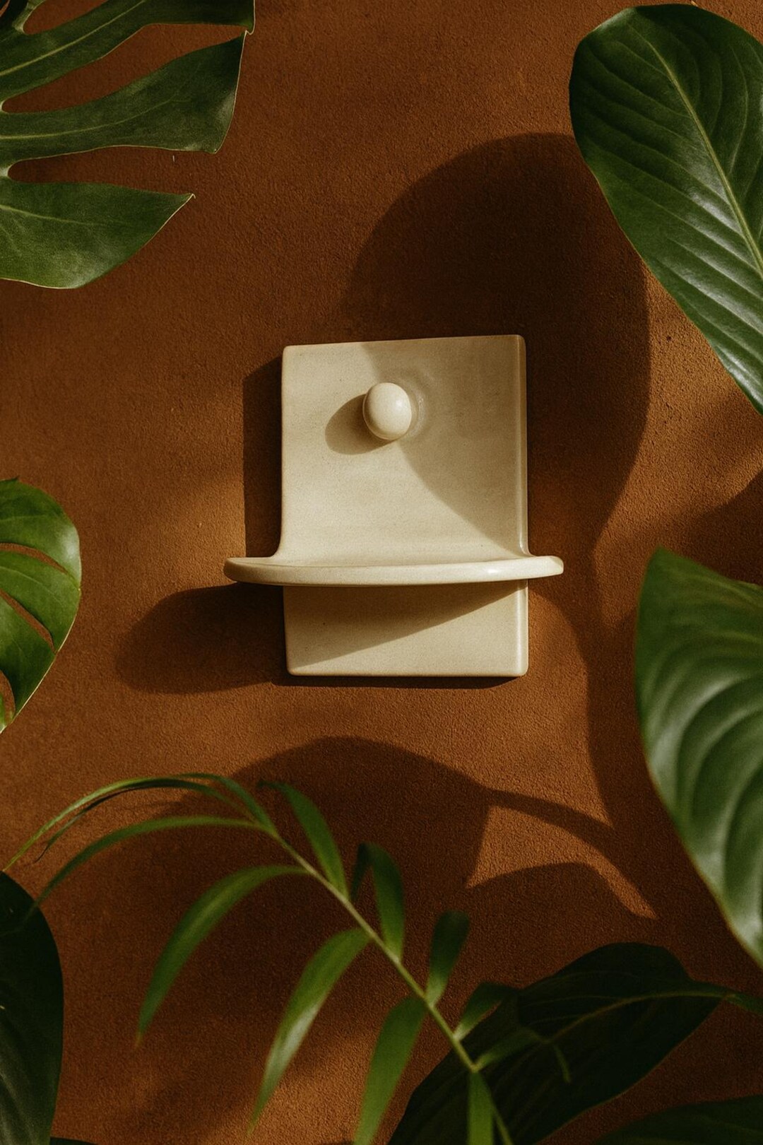 Handmade Ceramic Key Holder With Shelf: Home Decor Organizer - Etsy
