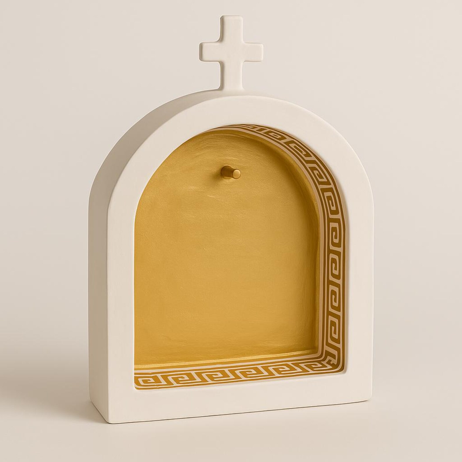 Matte Gold Wedding Altar: Handmade Shrine Decor for Greek Stefana ...