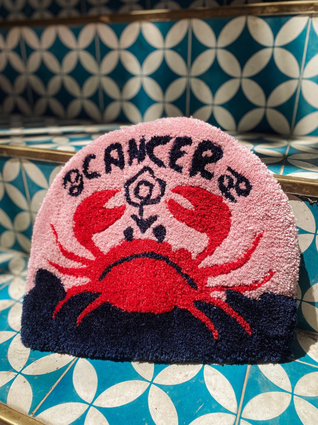 Cancer Effect | Cancer Tufted Rug | Wall Hanging Decor | Gift Idea for ...