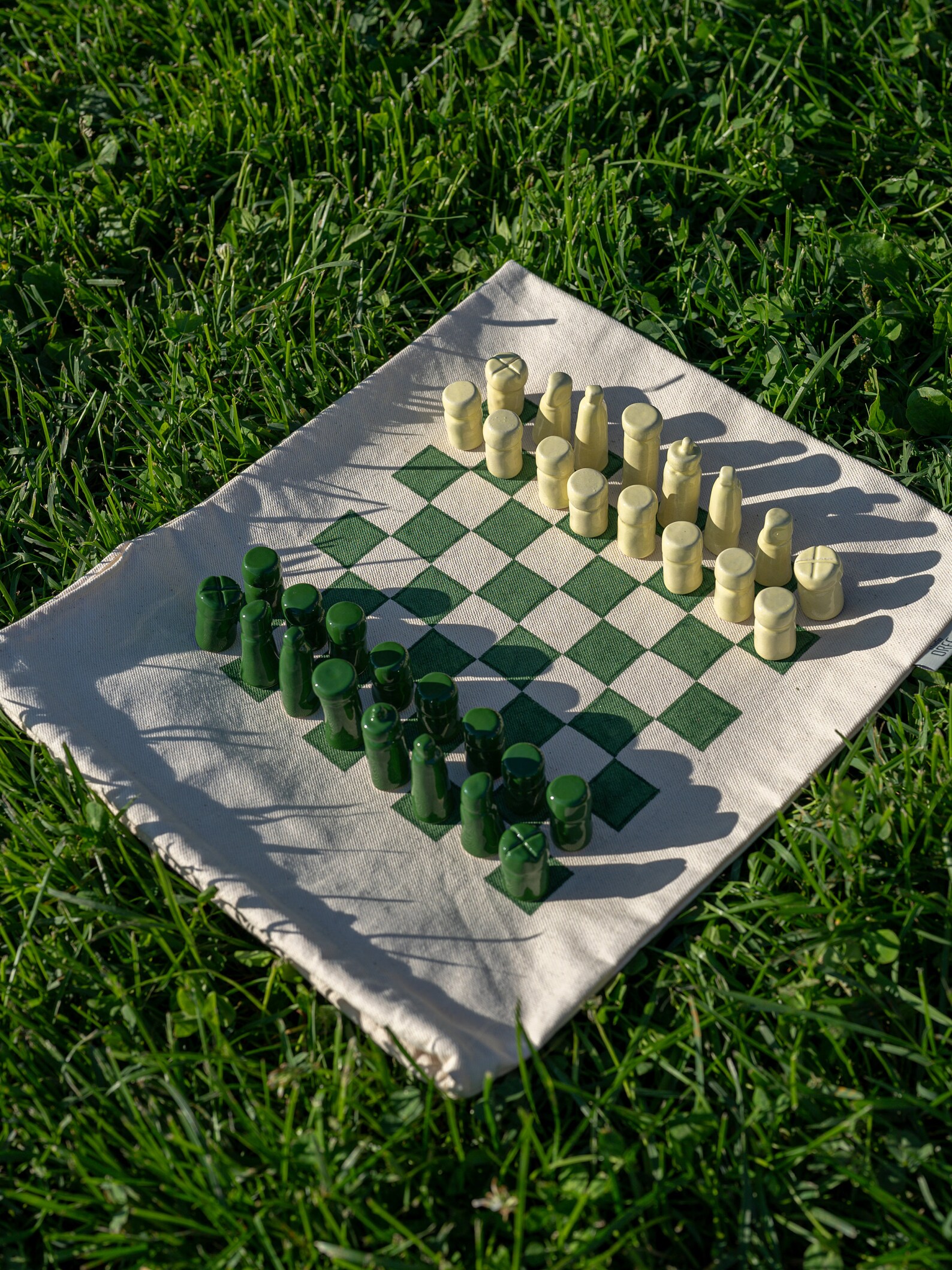 Handcrafted Ceramic Chess Set With Personalized Chess Bag Luxury Gift ...