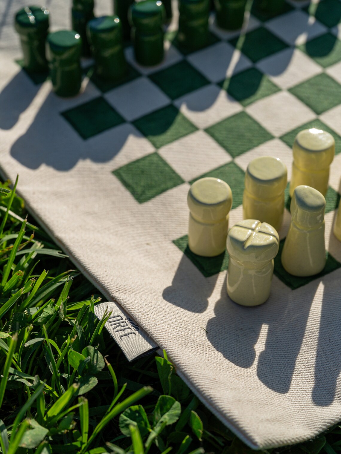 Handcrafted Ceramic Chess Set With Personalized Chess Bag Luxury Gift ...