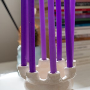 Cute Candle Holder With Candle Gift • Eight Candle Hole Unique Design ...