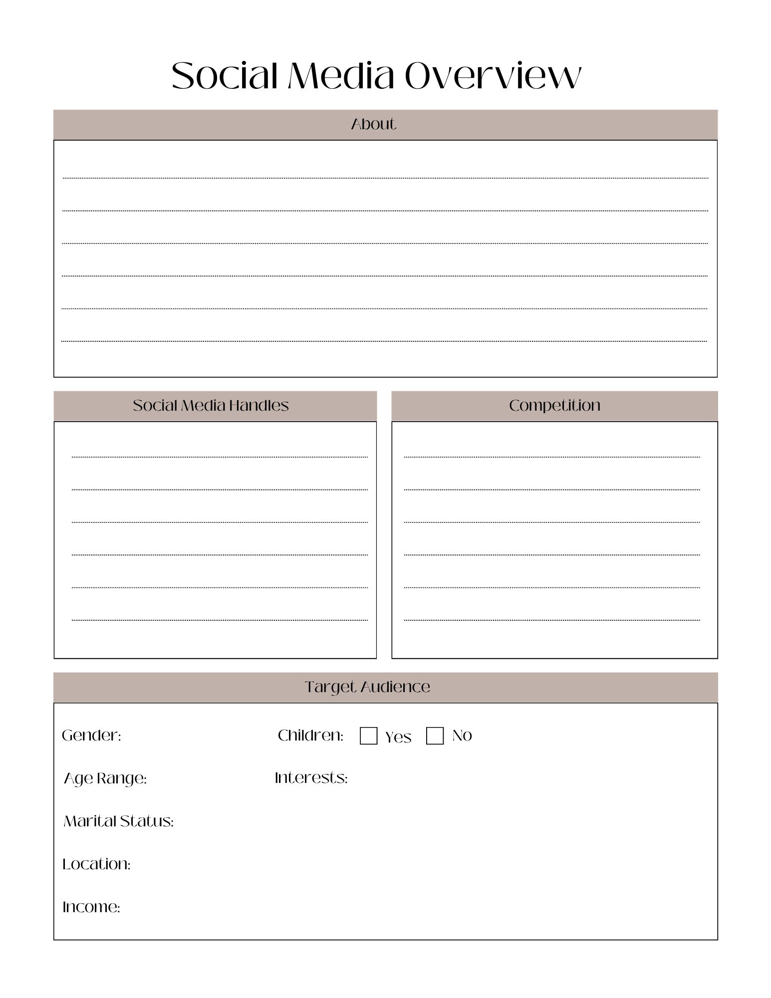 Social Media Content Calendar Digital Content Planner Spreadsheet ...