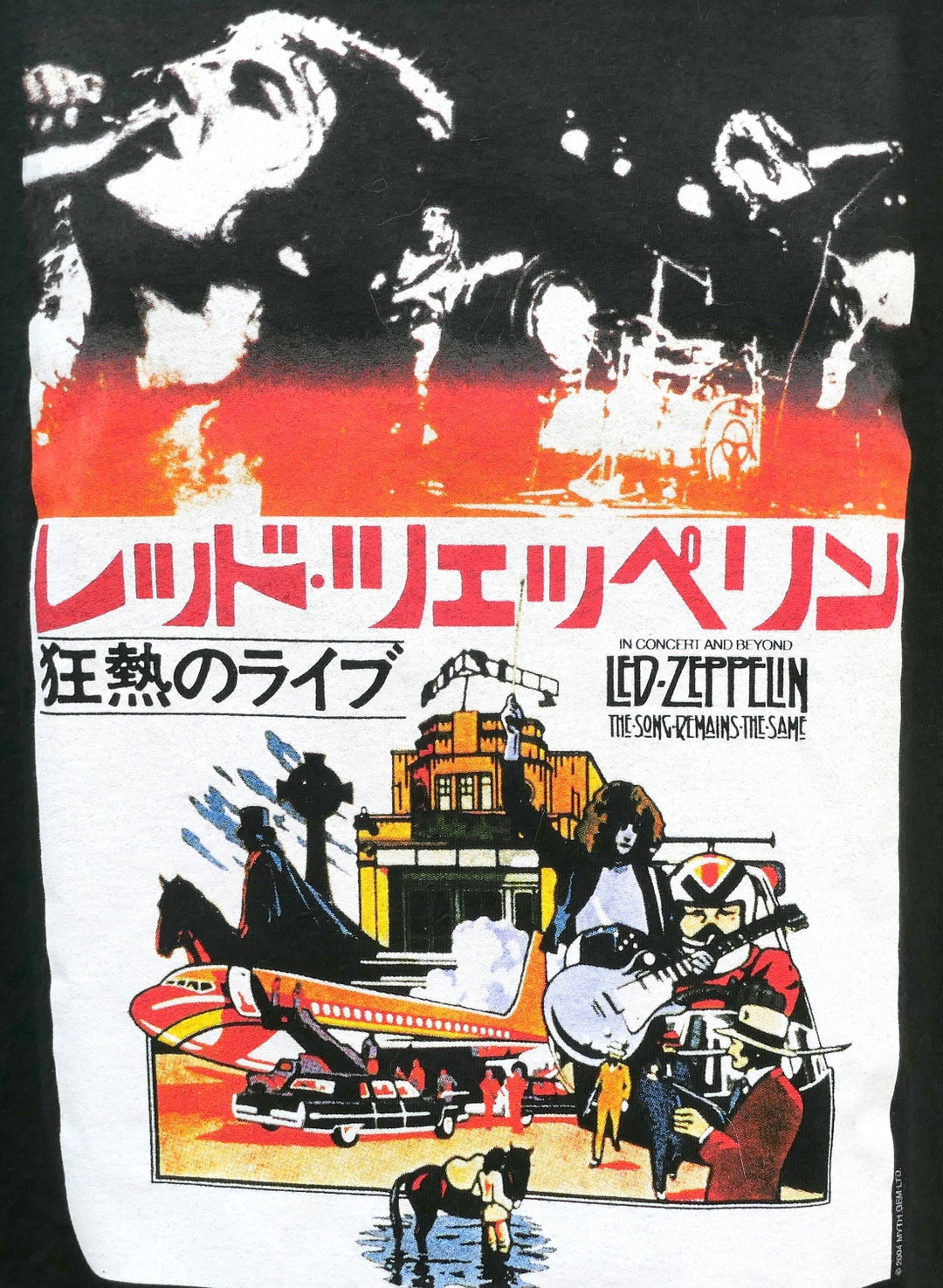 Vintage LED ZEPPELIN 1972 Japan Tour Song Remains the Same T - Etsy