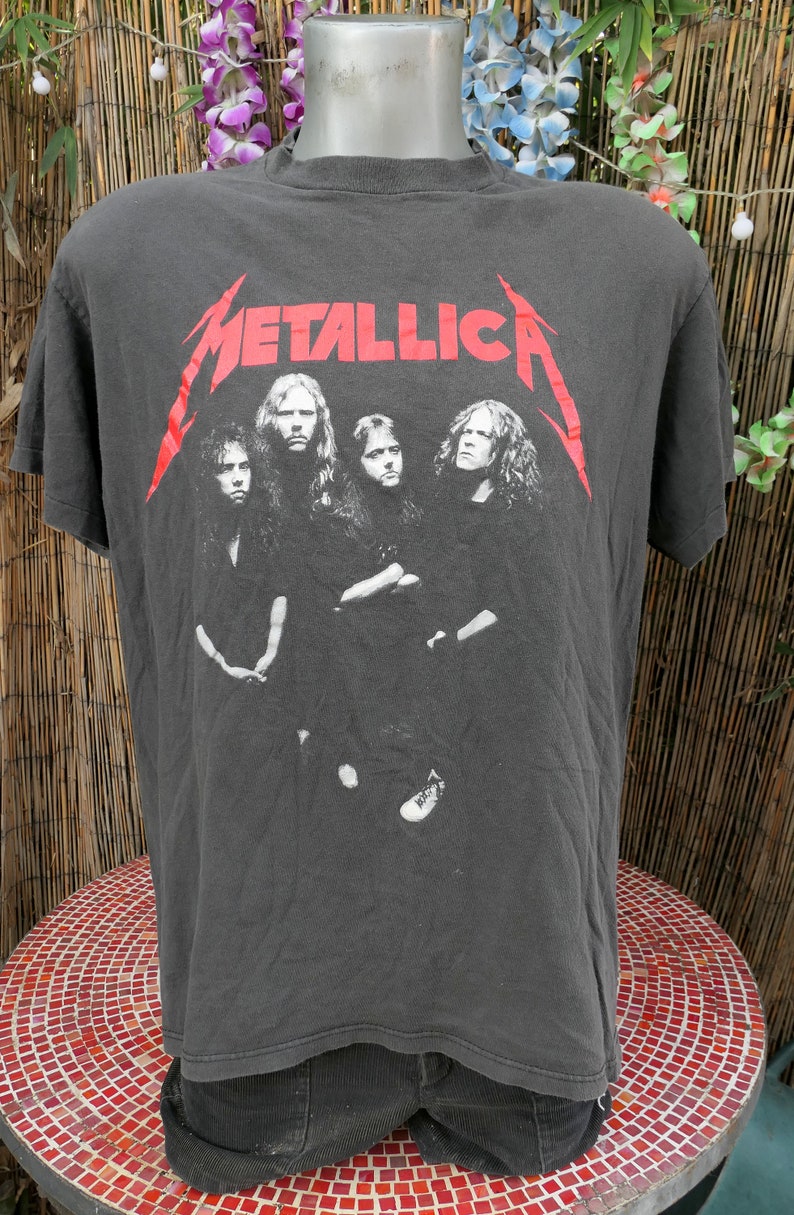 80's Vintage METALLICA and Justice for All T Shirt Large With Brockum ...