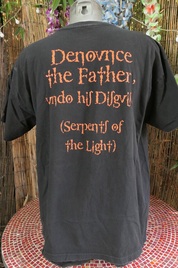 90's Vintage 1997 DEICIDE Serpents Of The Light T Shi… - Gem